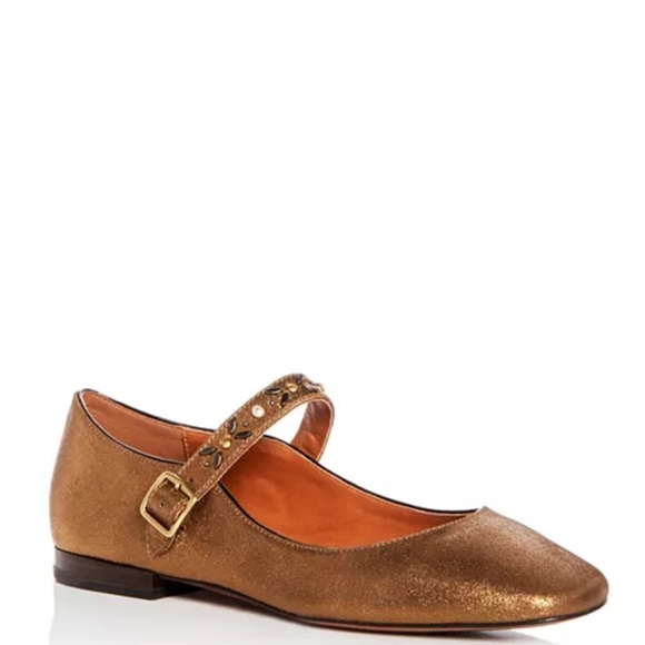 Coach | Shoes | Coach Prairie Rivet Studded Metallic Bronze Leather ...
